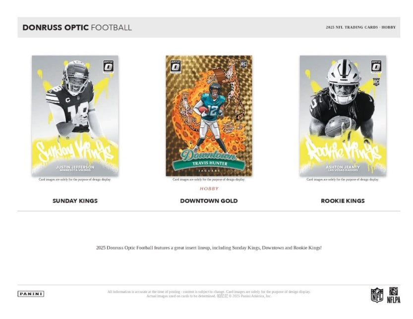 2025 Panini Donruss Optic Football Hobby Box Case (12 Hobby Box) Presa ...