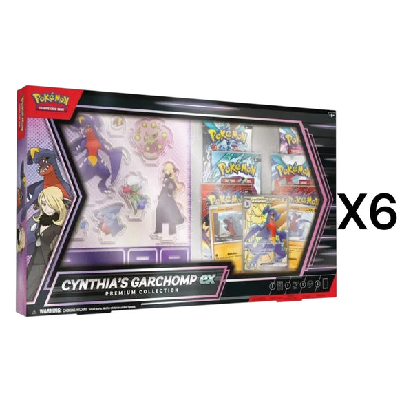 Pokemon TCG: Cynthia's Garchomp ex Premium Collection Sealed Case (6 B – BPMTRADINGSUPPLIES