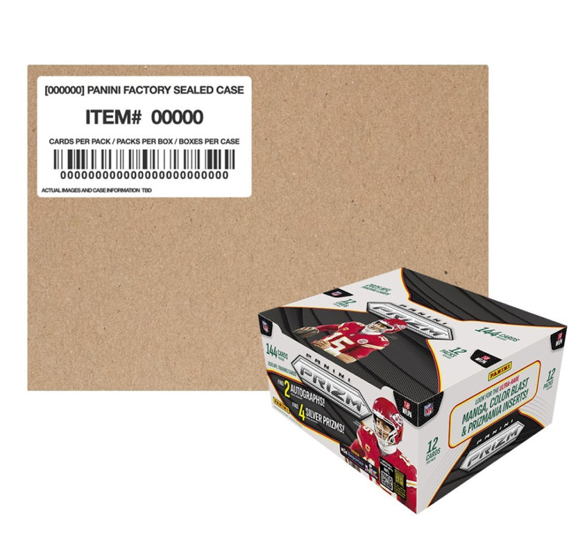 2025 Panini Prizm Football Hobby Box Case (12 Hobby Box) Presale 2/2/2 ...